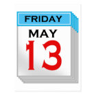 Lucky Friday the 13th Light Postcard | Zazzle.com