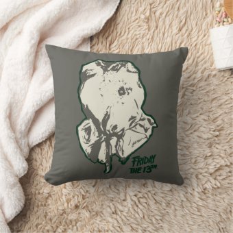 Friday the 13th | Jason Voorhees Burlap Sack Throw Pillow | Zazzle