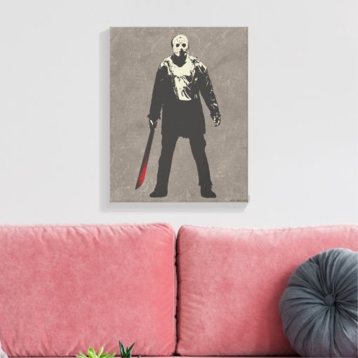 Friday the 13th | Jason Voorhees Character Art Canvas Print | Zazzle