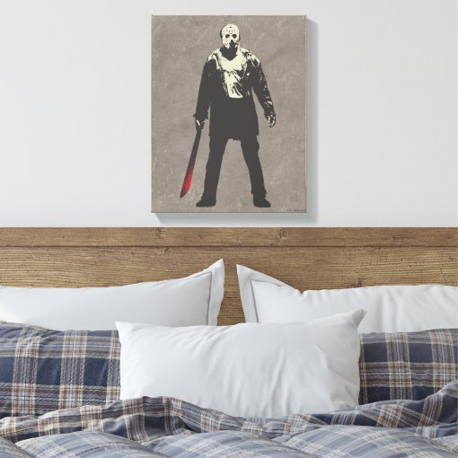 Friday the 13th | Jason Voorhees Character Art Canvas Print | Zazzle