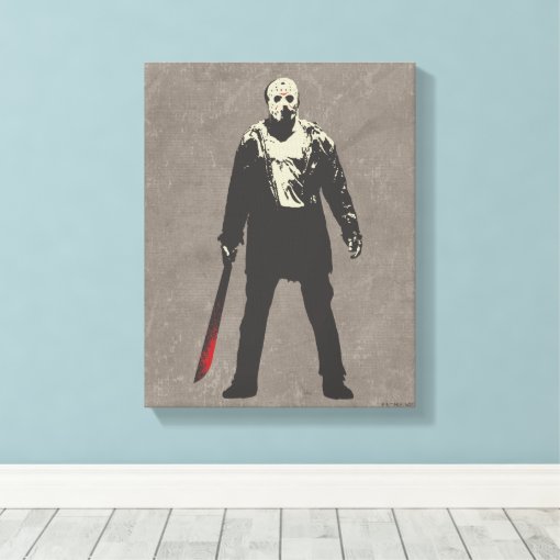 Friday the 13th | Jason Voorhees Character Art Canvas Print | Zazzle