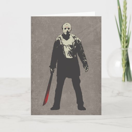 Friday the 13th | Jason Voorhees Character Art Card | Zazzle