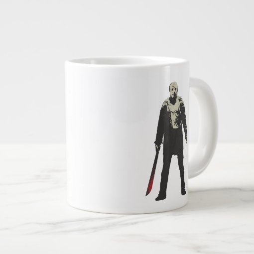 Friday the 13th | Jason Voorhees Character Art Giant Coffee Mug | Zazzle
