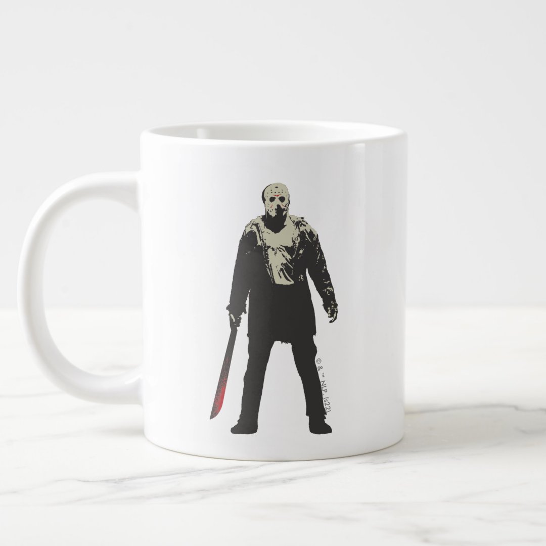 Friday the 13th | Jason Voorhees Character Art Giant Coffee Mug | Zazzle