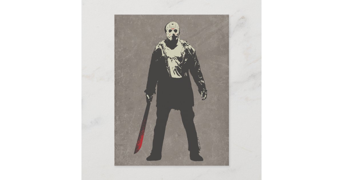 Friday the 13th | Jason Voorhees Character Art Postcard | Zazzle