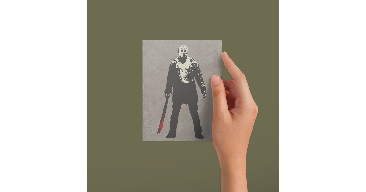 Friday the 13th | Jason Voorhees Character Art Postcard | Zazzle