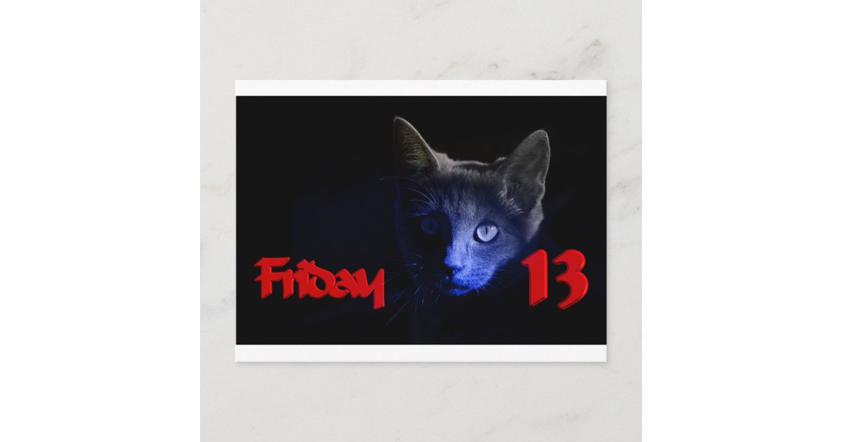 friday the 13th postcard | Zazzle