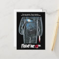 Friday the 13th | Silhouette Camp Theatrical Art Postcard | Zazzle