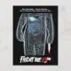 Friday the 13th | Silhouette Camp Theatrical Art Postcard | Zazzle