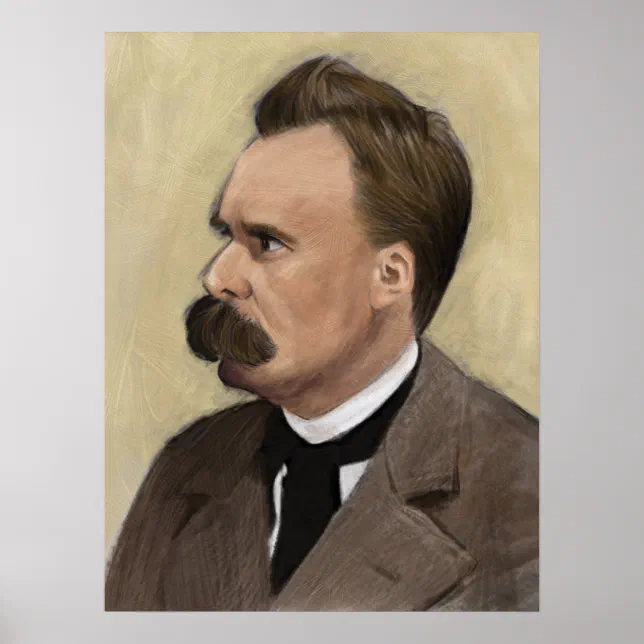 Friedrich Nietzsche, German Philosopher Poster | Zazzle