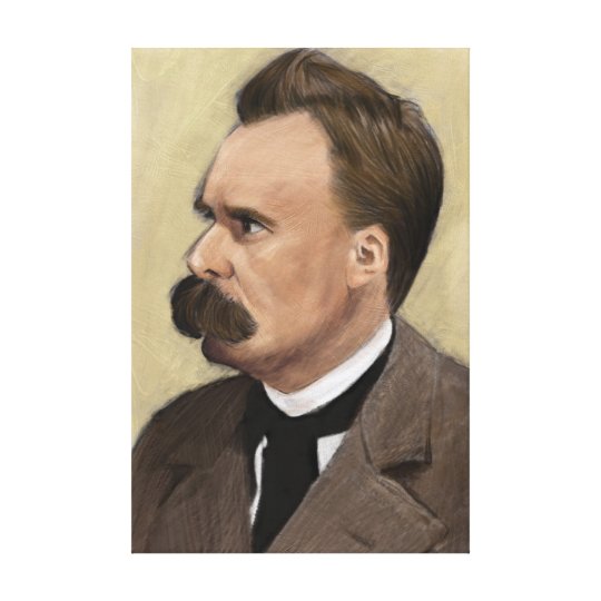 Friedrich Nietzsche Philosophy Fine Art Box Canvas | Zazzle.com