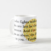 Friedrich Nietzsche - profound quotation Coffee Mug | Zazzle