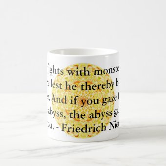 Friedrich Nietzsche - profound quotation Coffee Mug | Zazzle