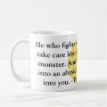 Friedrich Nietzsche - profound quotation Coffee Mug | Zazzle