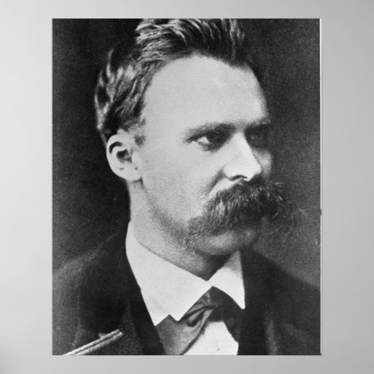 Friedrich Wilhelm Nietzsche (1844-1900) 1873 (b/w Poster | Zazzle.com