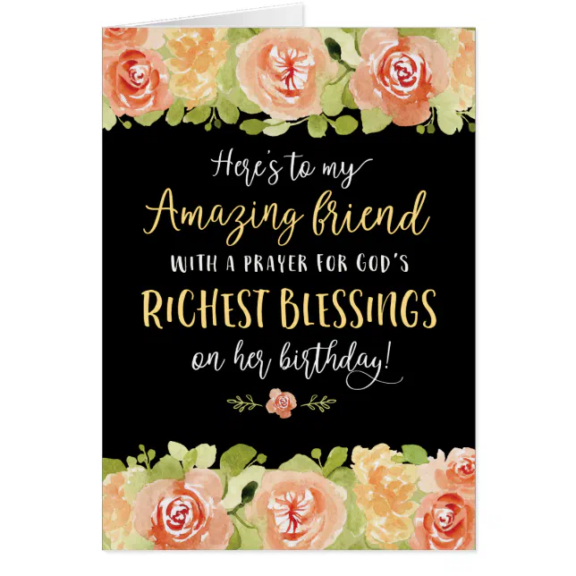 Friend Birthday, Here's to my Amazing Friend | Zazzle