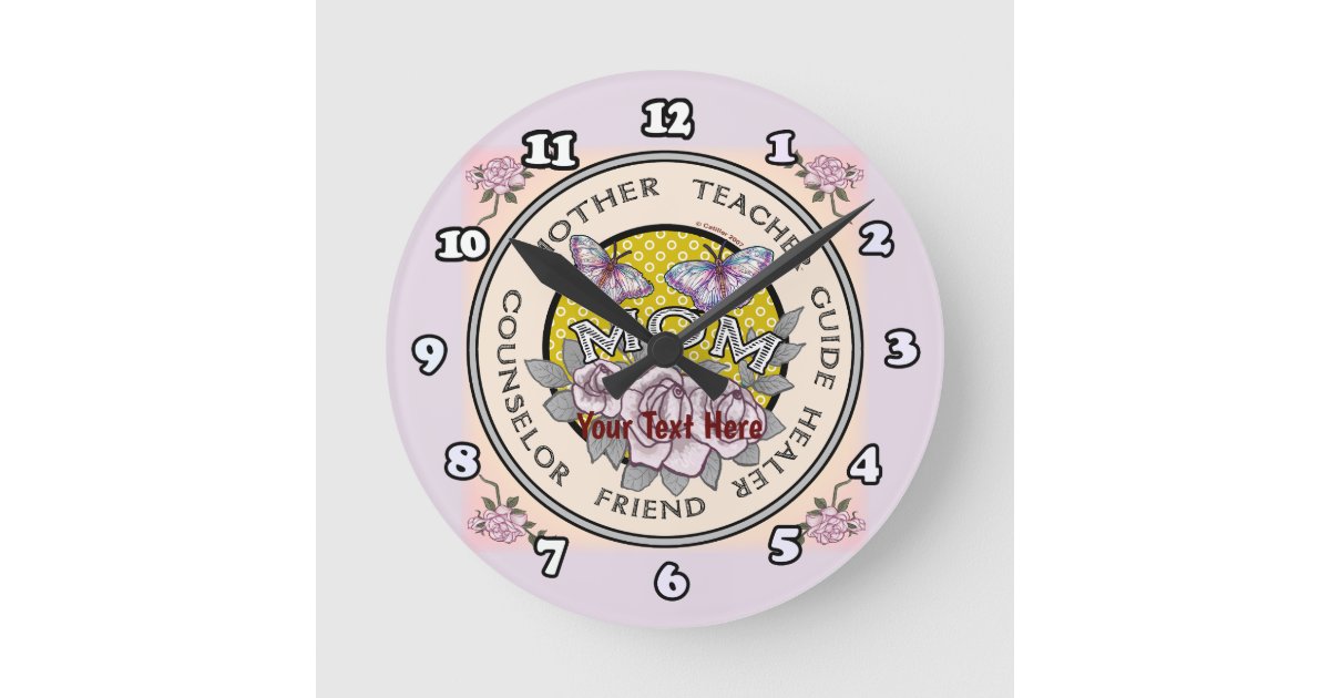Friend Mom clock | Zazzle