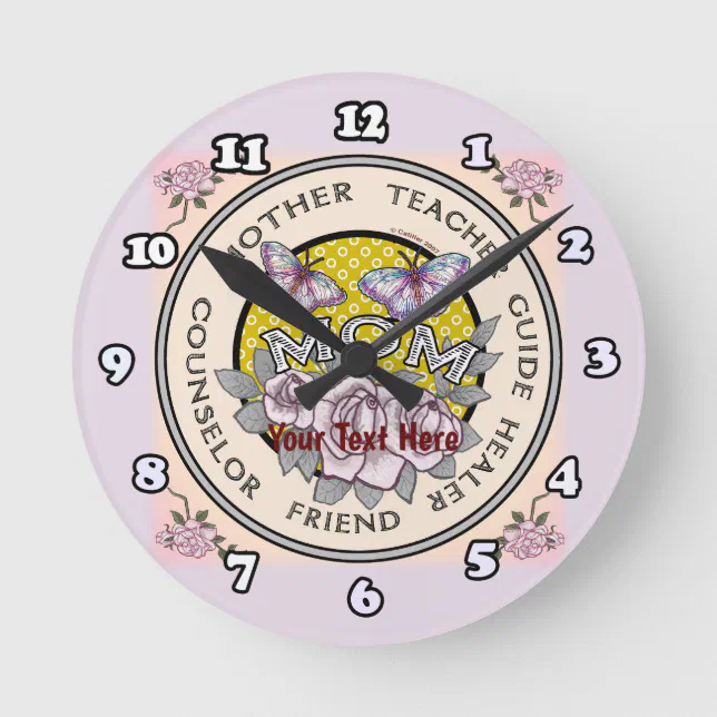 Friend Mom clock | Zazzle
