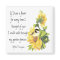 Friend Poem with Chickadee & Sunflower Garden Magnet | Zazzle