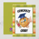 FriendFish cartoon cute fish Graduation Card | Zazzle