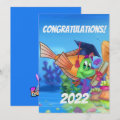 FriendFish cute cartoon fish Graduation Card | Zazzle