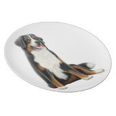Friendly Bernese Mountain Dog Plate | Zazzle