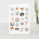 Friendly Faces | Cute Animal Portraits Card | Zazzle