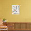 Friendly Faces | Cute Animal Portraits Poster | Zazzle