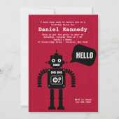 Friendly Robot Invitation | Zazzle