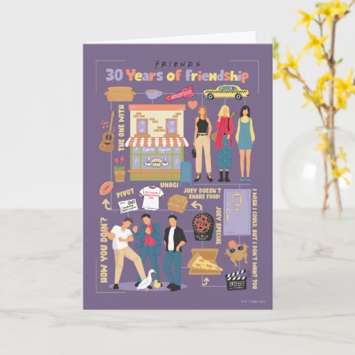 FRIENDS™ | 30 Years of Friendship Card | Zazzle