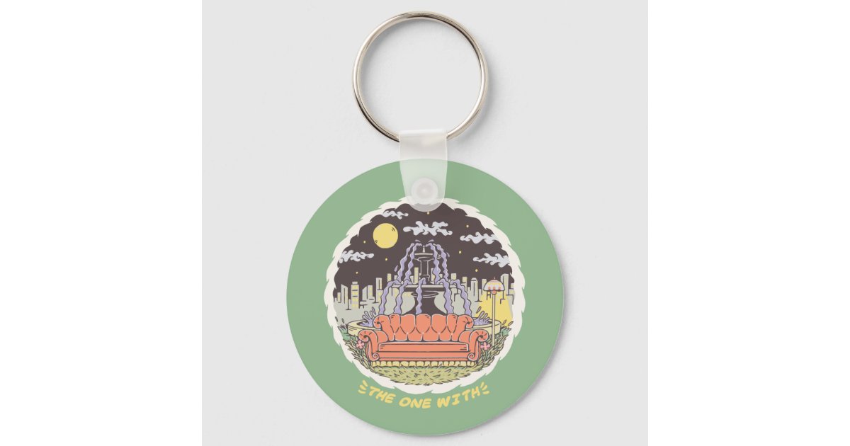FRIENDS™ | Cartoon Fountain Keychain | Zazzle