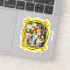 FRIENDS™ | Cast Sitting on the Stoop Sticker | Zazzle