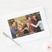 FRIENDS™ | Cast Thanksgiving Group Hug Rectangular Sticker | Zazzle