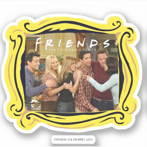 FRIENDS™ | Cast Thanksgiving Group Hug Sticker | Zazzle