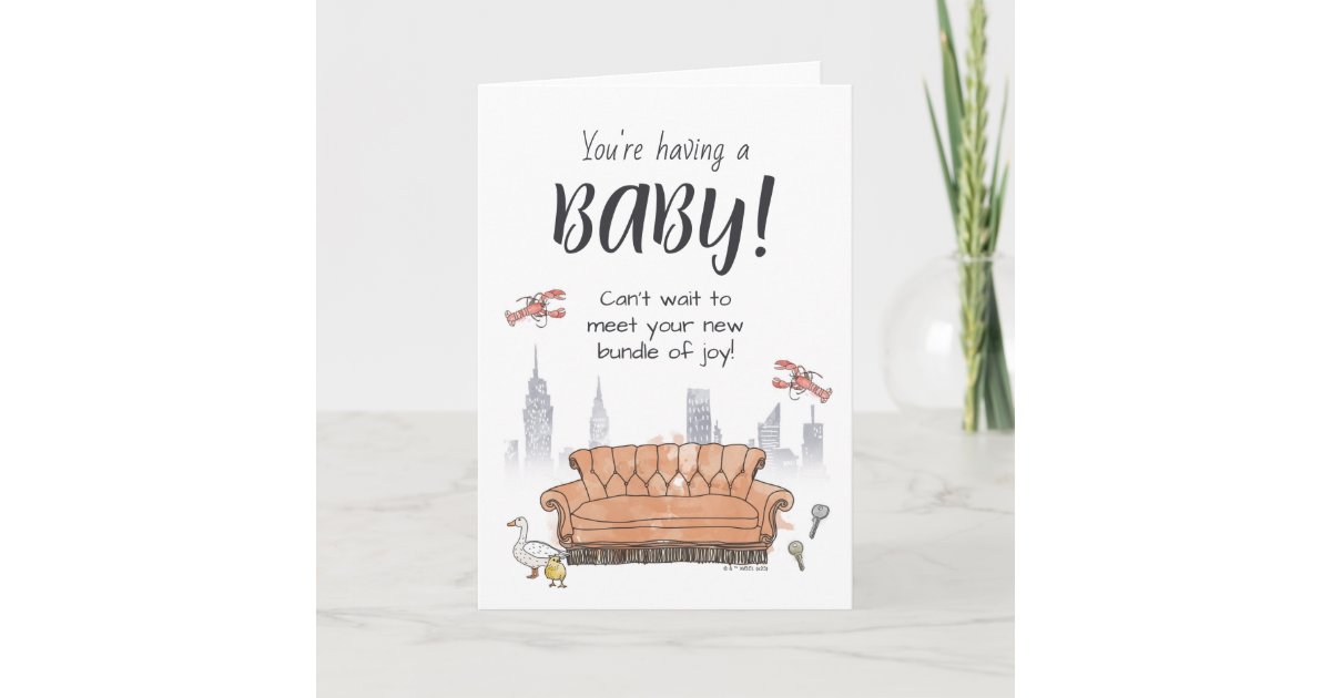 FRIENDS™ | Central Perk Baby Shower Card | Zazzle