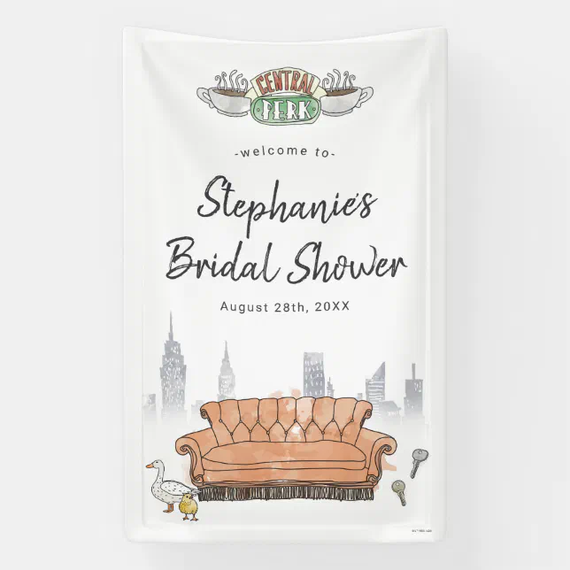 FRIENDS™ | Central Perk Bridal Shower Welcome Banner | Zazzle