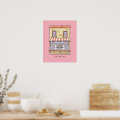 FRIENDS™ | Central Perk Cartoon Coffee Shop Poster | Zazzle