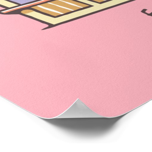 FRIENDS™ | Central Perk Cartoon Coffee Shop Poster | Zazzle