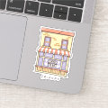 FRIENDS™ | Central Perk Cartoon Coffee Shop Sticker | Zazzle