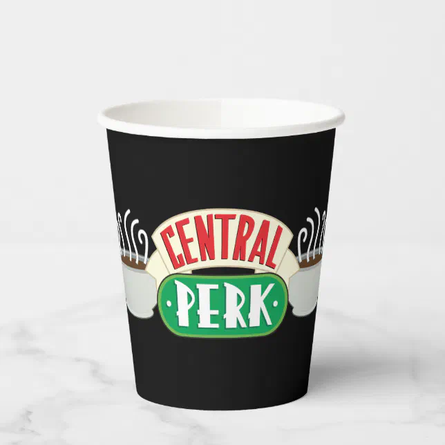 FRIENDS™ | Central Perk Logo Paper Cups | Zazzle