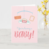 FRIENDS™ | Central Perk Mobile Baby Shower Card | Zazzle