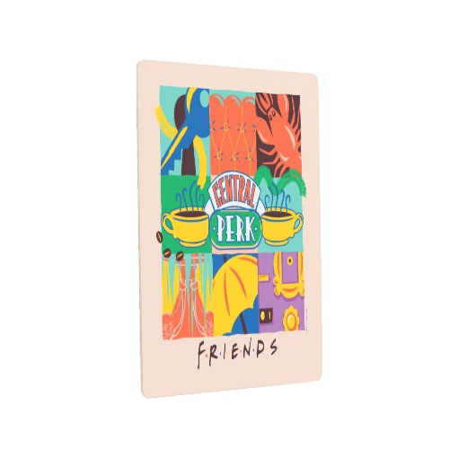 FRIENDS™ | Central Perk Vibrant Graphic Metal Print | Zazzle