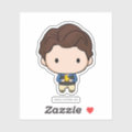 FRIENDS™ | Chandler Chibi Sticker | Zazzle