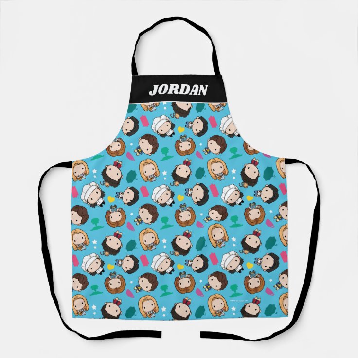 FRIENDS™ | Character Chibi Pattern Apron | Zazzle
