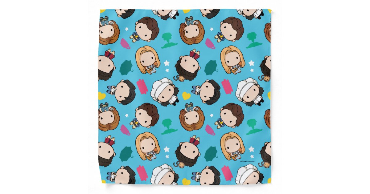 FRIENDS™ | Character Chibi Pattern Bandana | Zazzle