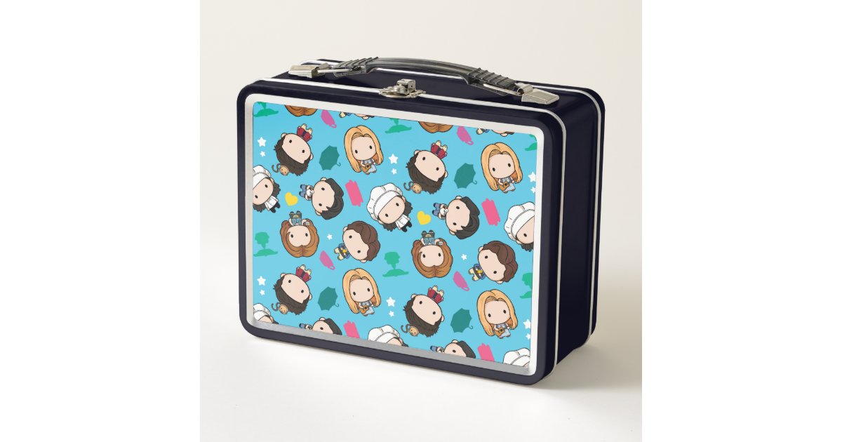 FRIENDS™ | Character Chibi Pattern Metal Lunch Box | Zazzle
