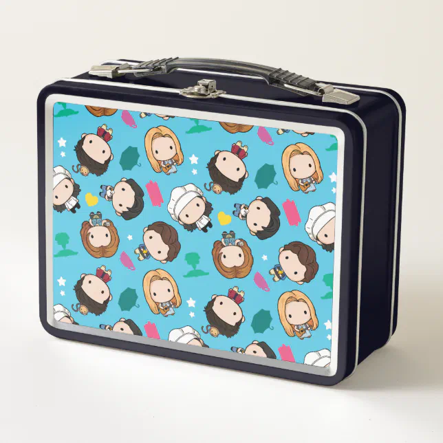 FRIENDS™ | Character Chibi Pattern Metal Lunch Box | Zazzle