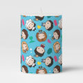 FRIENDS™ | Character Chibi Pattern Pillar Candle | Zazzle