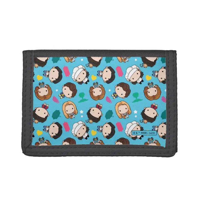FRIENDS™ | Character Chibi Pattern Trifold Wallet | Zazzle
