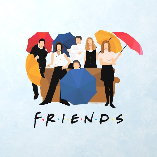 FRIENDS™ Character Silhouette Wall Decal | Zazzle